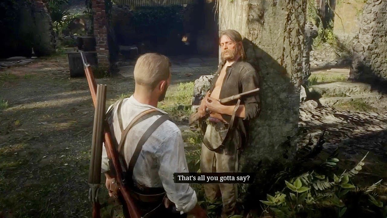 Micah Reacts to Hosea and Lenny's Death In Guarma - RDR2 - YouTube