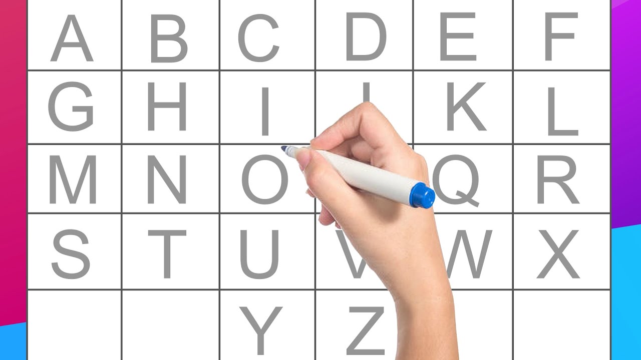 Learn how to write Alphabets abcd | A to Z English Alphabets - YouTube