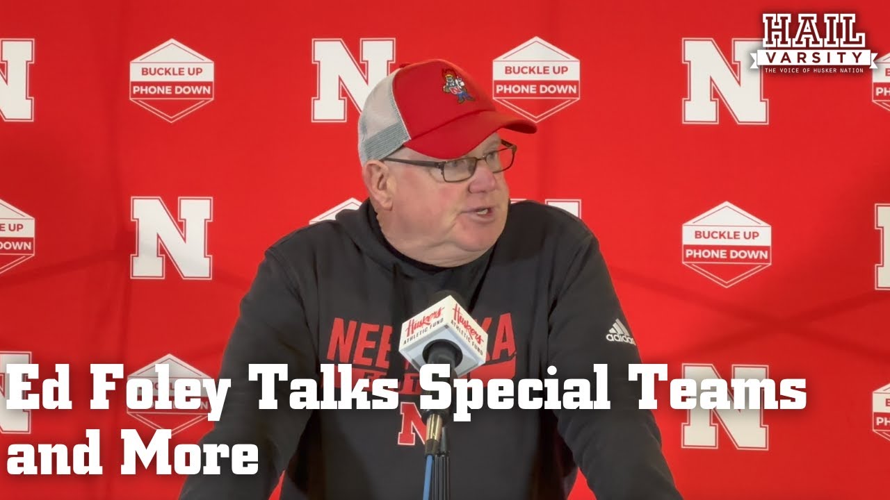 Nebraska Football: Ed Foley Talks Special Teams and More - YouTube