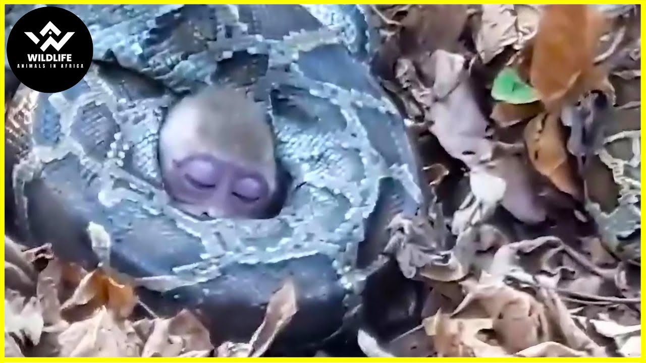 15 Brutal Moments PYTHON Attacking And Swallow Monkey And Other Animals | Wildlife Animals - YouTube