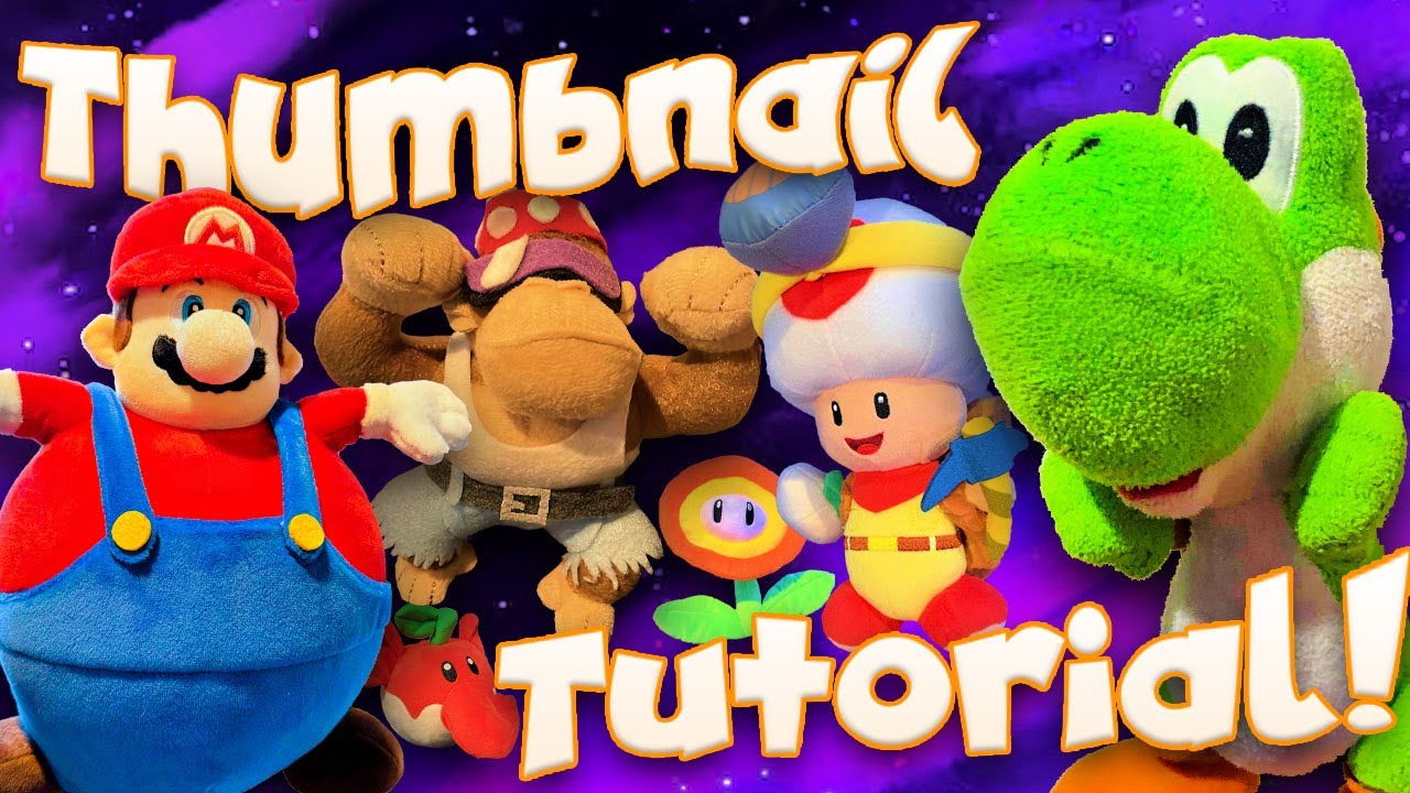 How To Make A Mario Plush THUMBNAIL! - Jack o' Lantern - YouTube