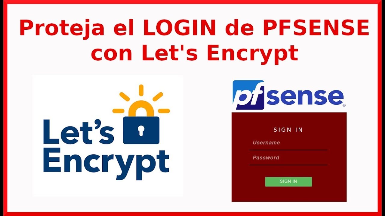 pfSense: ¿Cómo proteger el LOGIN de PFSENSE con Let's Encrypt y con GeoIP de pfBlockerNG - YouTube