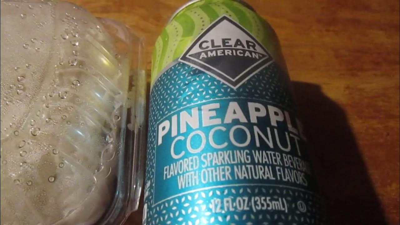 Clear American Pineapple Coconut Sparkling Water - YouTube