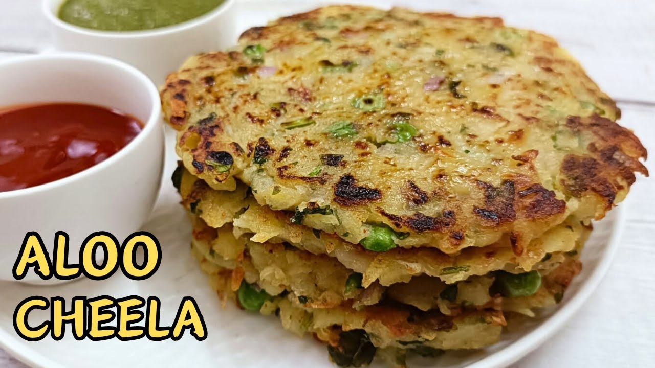 Aloo Cheela Recipe (Super Tasty & Healthy) | Aloo Chilla Kaise Banate ...