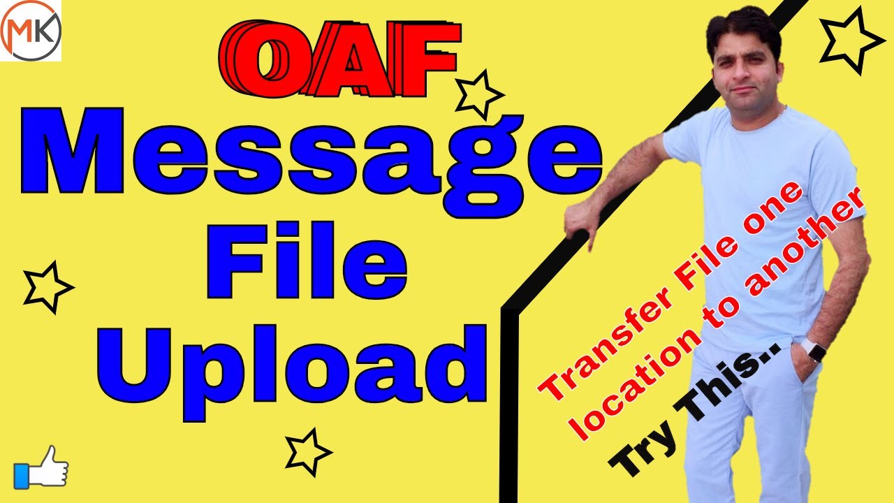 Message File Upload in oaf - YouTube