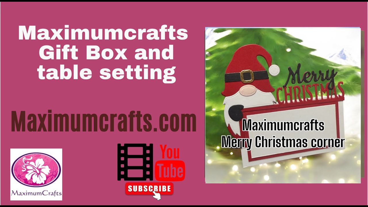 Maximumcrafts Gift Box and Table settings - YouTube