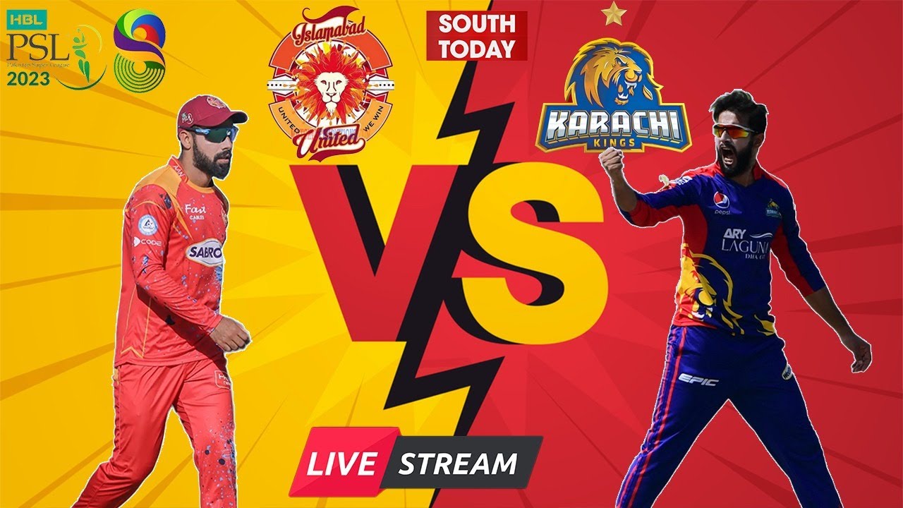 🔴Live: PSL 8 | Karachi Kings vs Islamabad United | Match Today | PSL ...