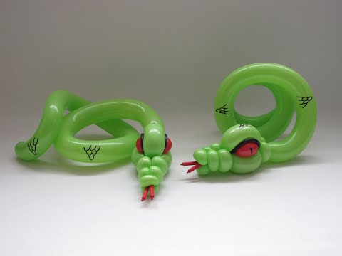 Snake Balloon Tutorial - Video 90 - BalloonTube with Graham Lee - YouTube