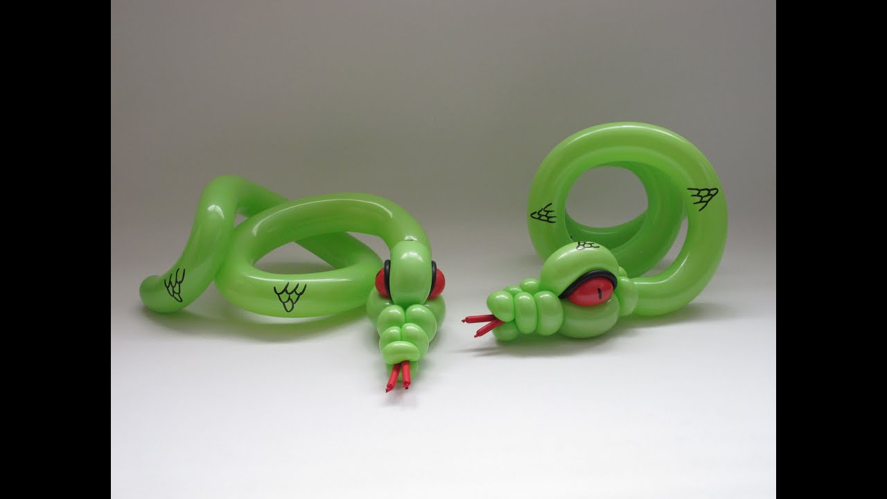 Snake Balloon Tutorial - Video 90 - BalloonTube with Graham Lee - YouTube