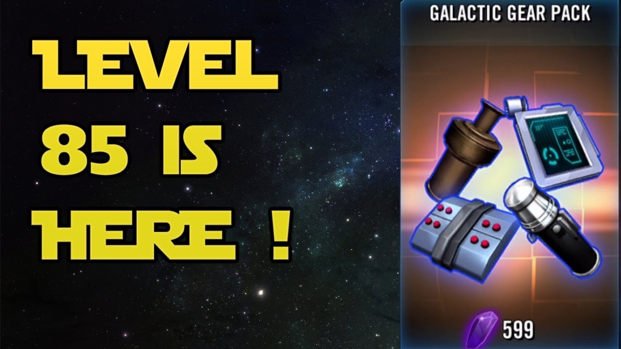 Level 85 is here and Galactic Gear Pack Opening ! - Star Wars: Galaxy ...