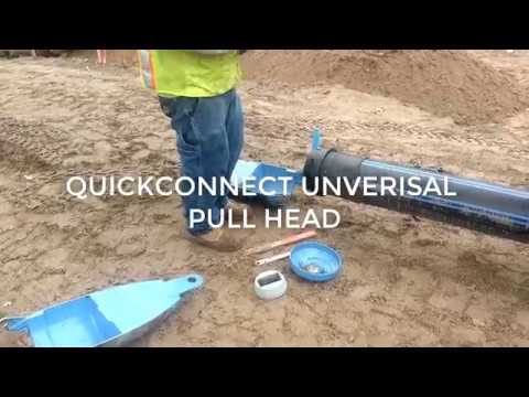 QuickConnect Universal Pull Head with HDPE Collar - YouTube