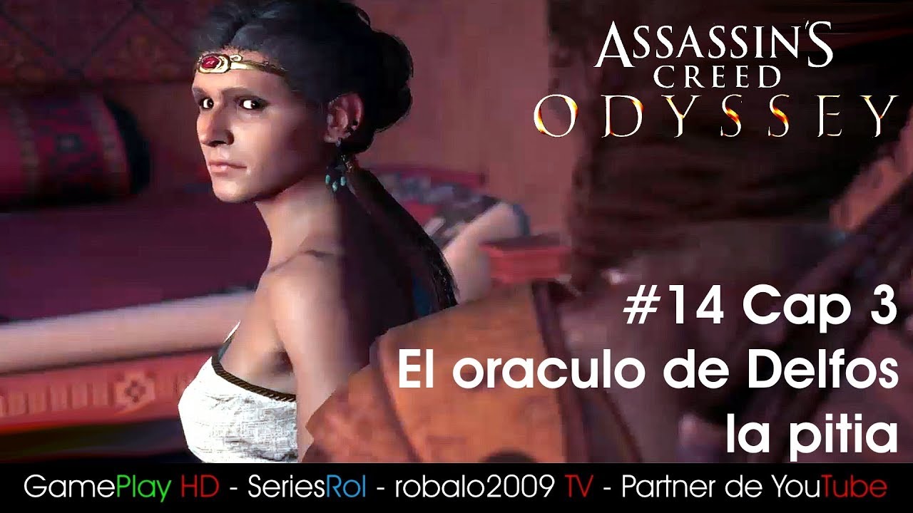 Assassin's Creed Odyssey #14 Cap 3 El oraculo de Delfos la pitia ...