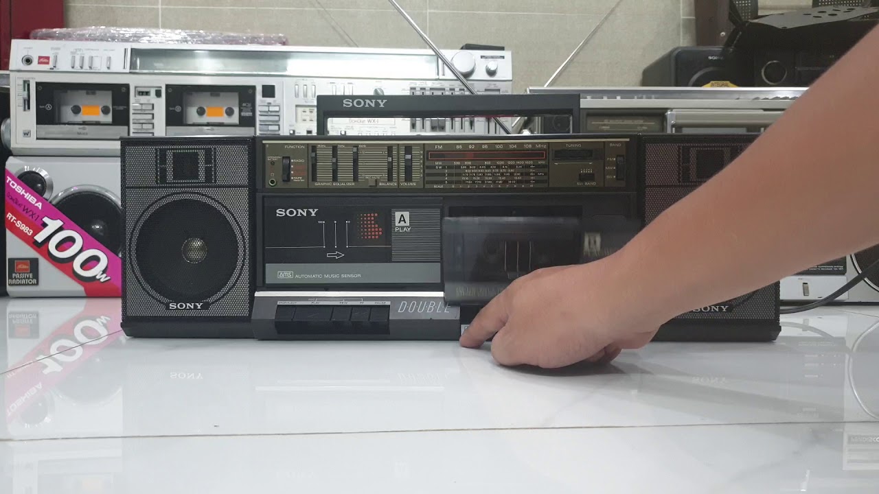 Cassette Radio Sony CFS-W400S. LH Fb, Zalo, Call 0909480084 - YouTube