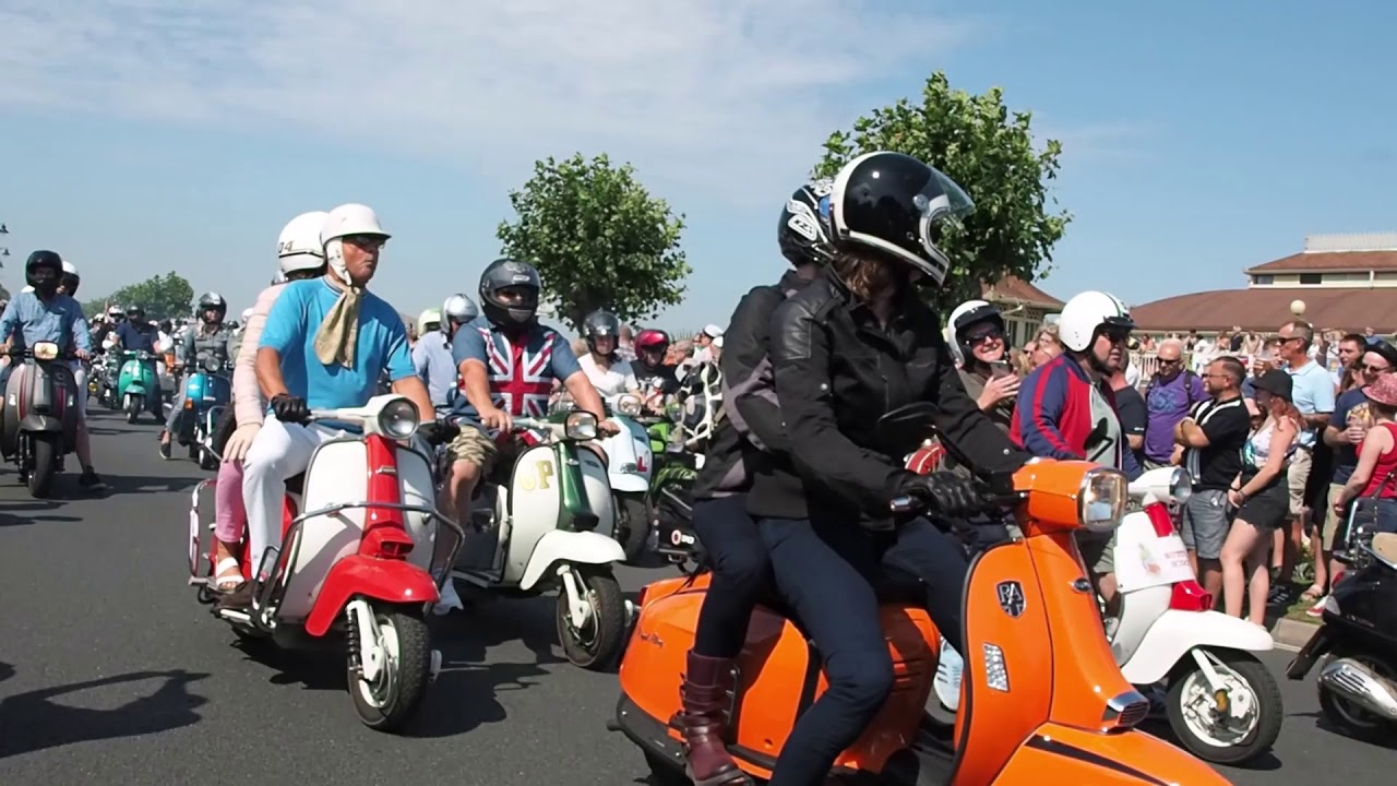 Isle of Wight Scooter Rally 2019 Sunday Ride Out - YouTube