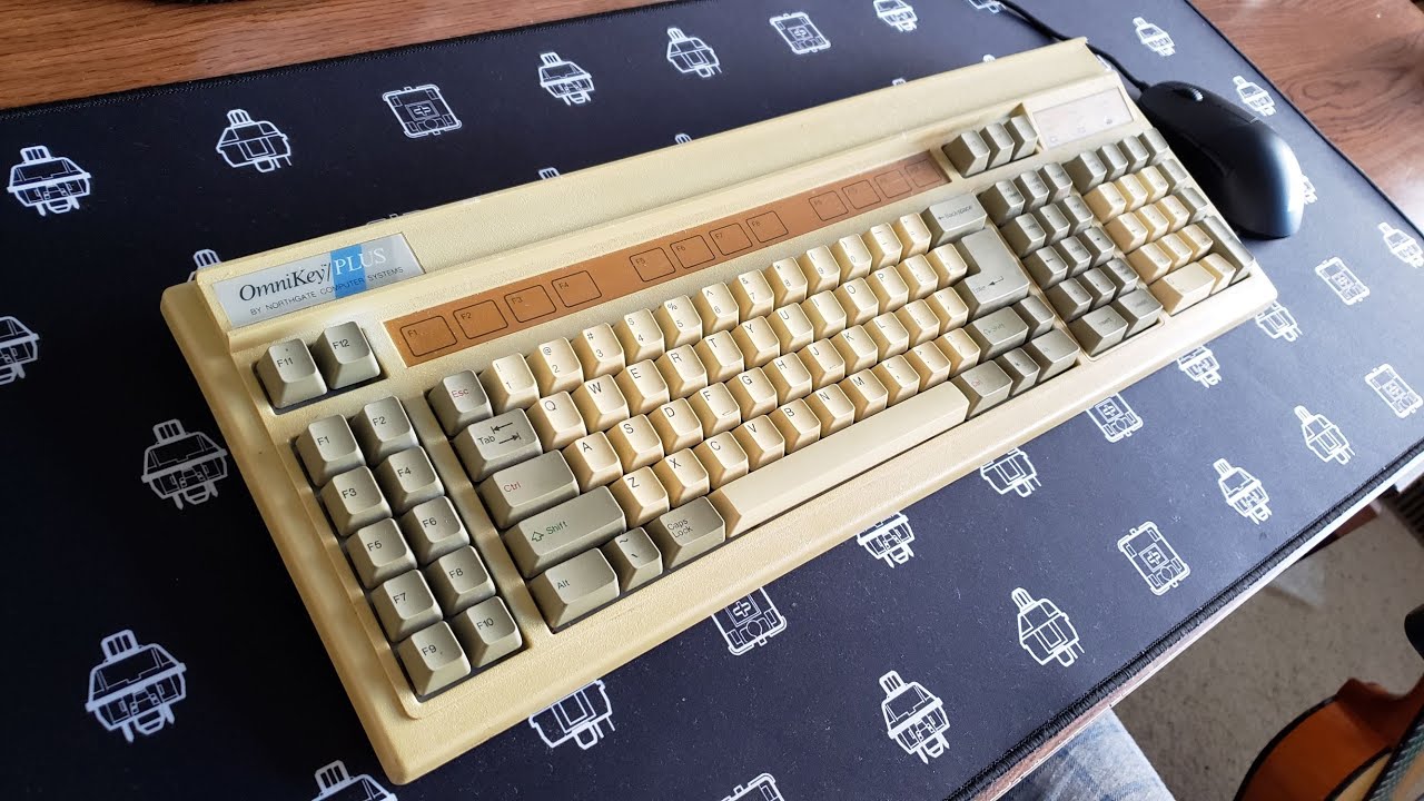 Northgate OmniKey/Plus Keyboard Typing Demo - YouTube
