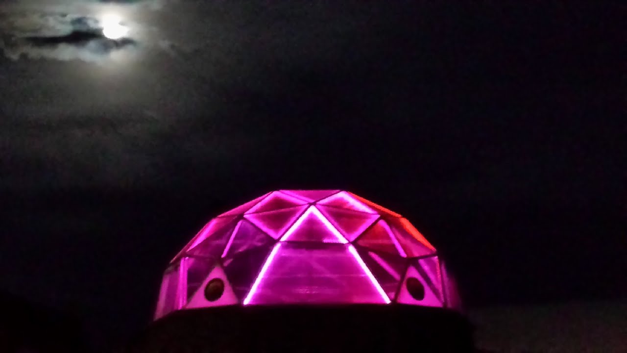 Solor Powered LED Dome - Rechargeable Battery Power Grow Greenhouse ...