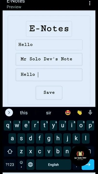 I Created A Note App Using Html Css And Javascript In Spck Code Editor Youtube 