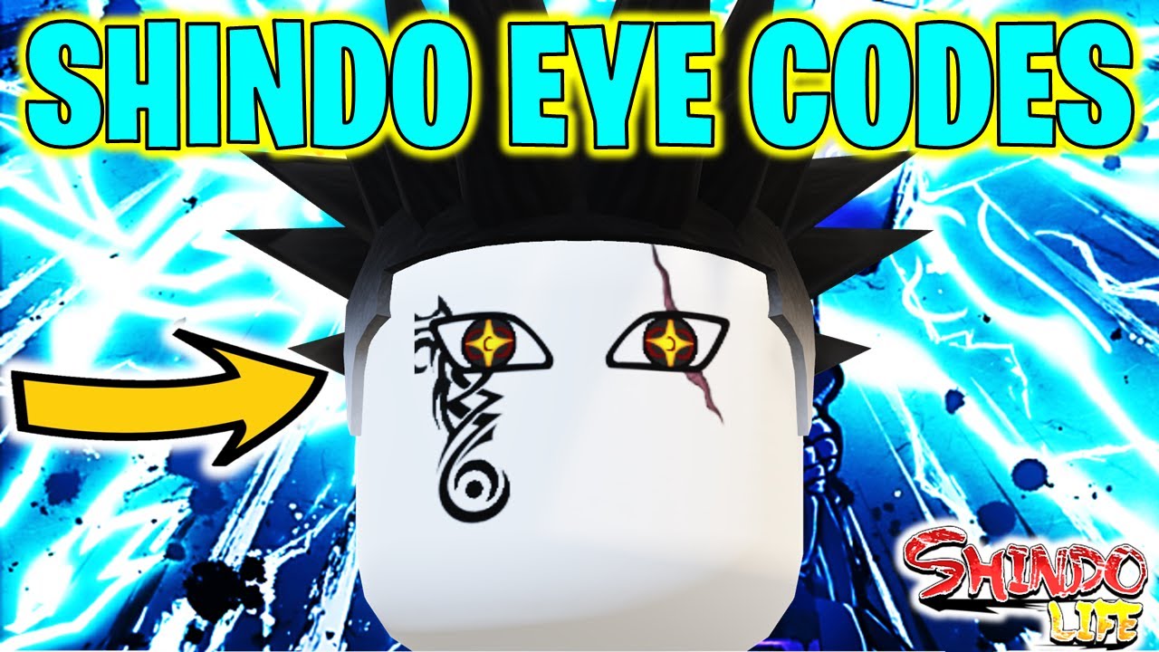 ⭐30 MOST INSANE SHINDO LIFE CUSTOM EYE CODES | ROBLOX FACE ID & EYE ID ...