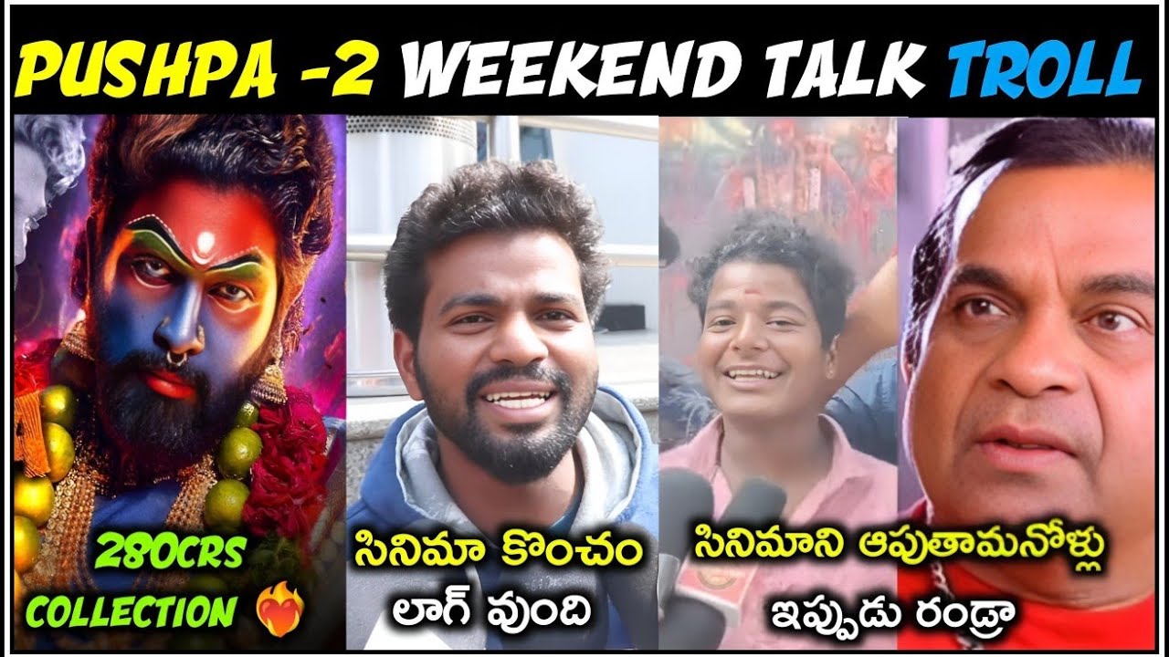 Pushpa 2 Public Talk Day 3 Troll | Pushpa 2 Public Talk | Allu Arjun ...