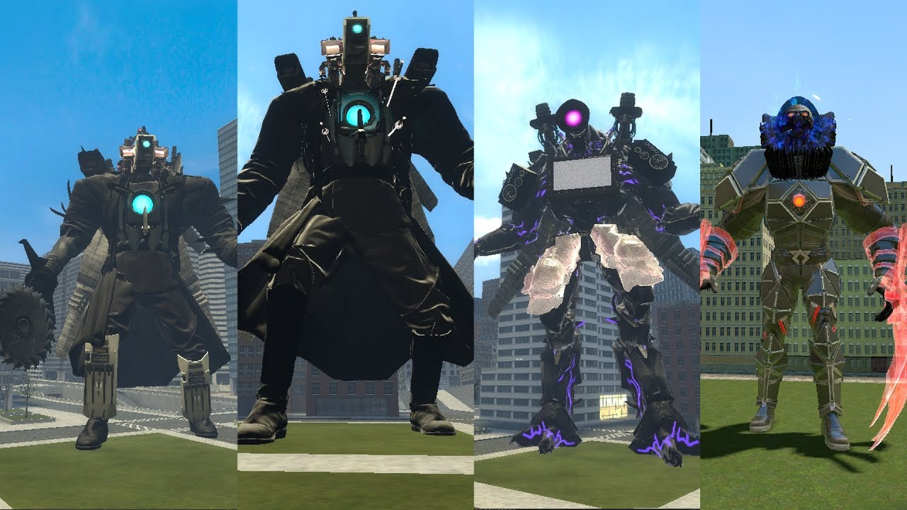 evolution of new super upgraded titan camera man vs all upgraded ...