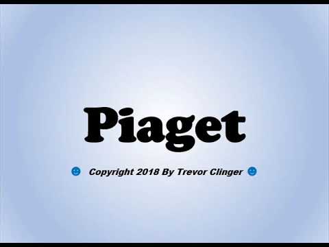 How To Pronounce Piaget - YouTube