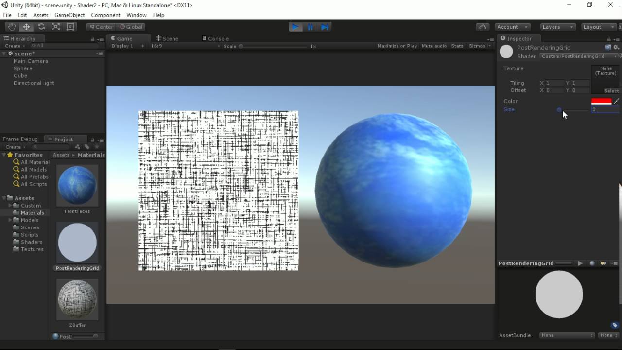 Unity Shader Post Rendering Checkerboard Youtube 6765