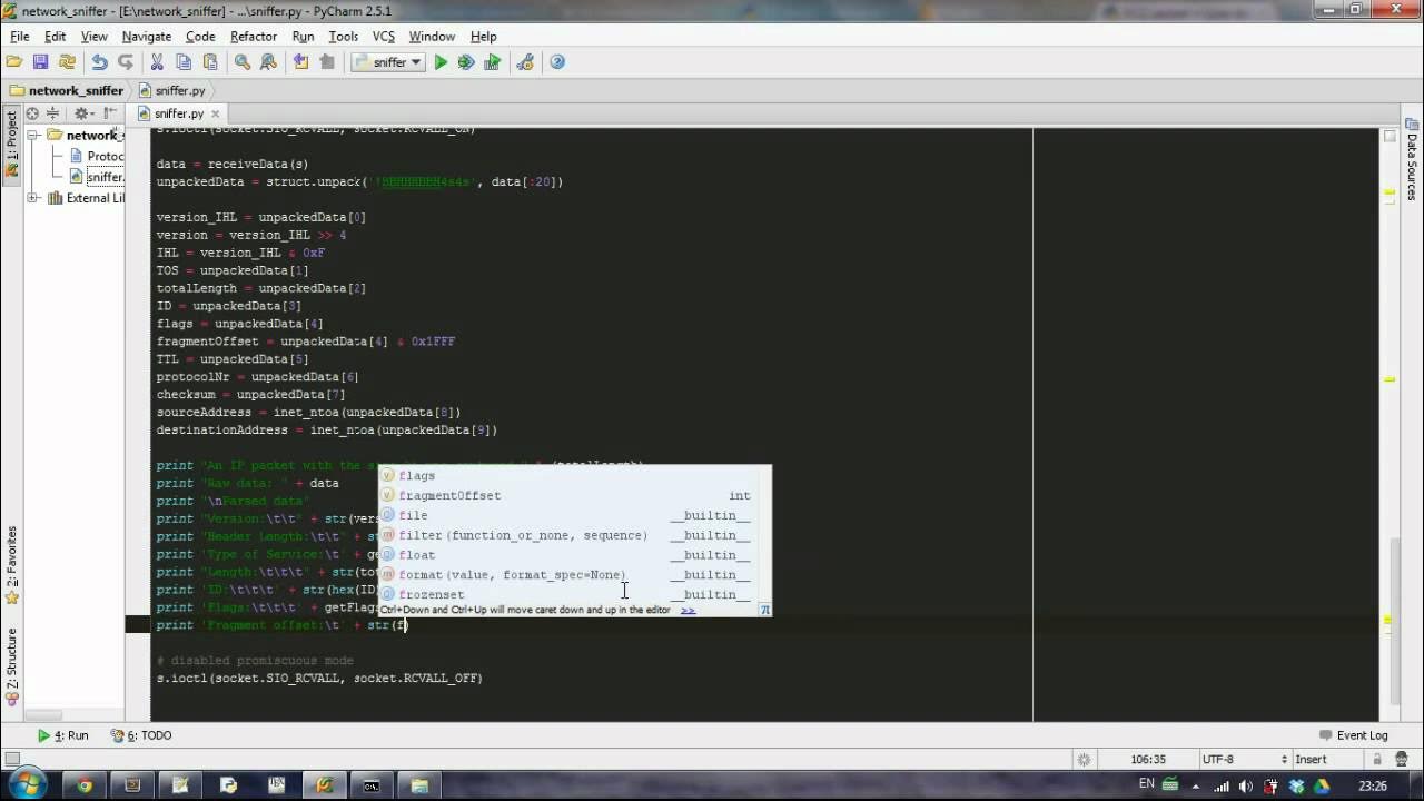 [Python] Simple network Sniffer - Part 6 - YouTube