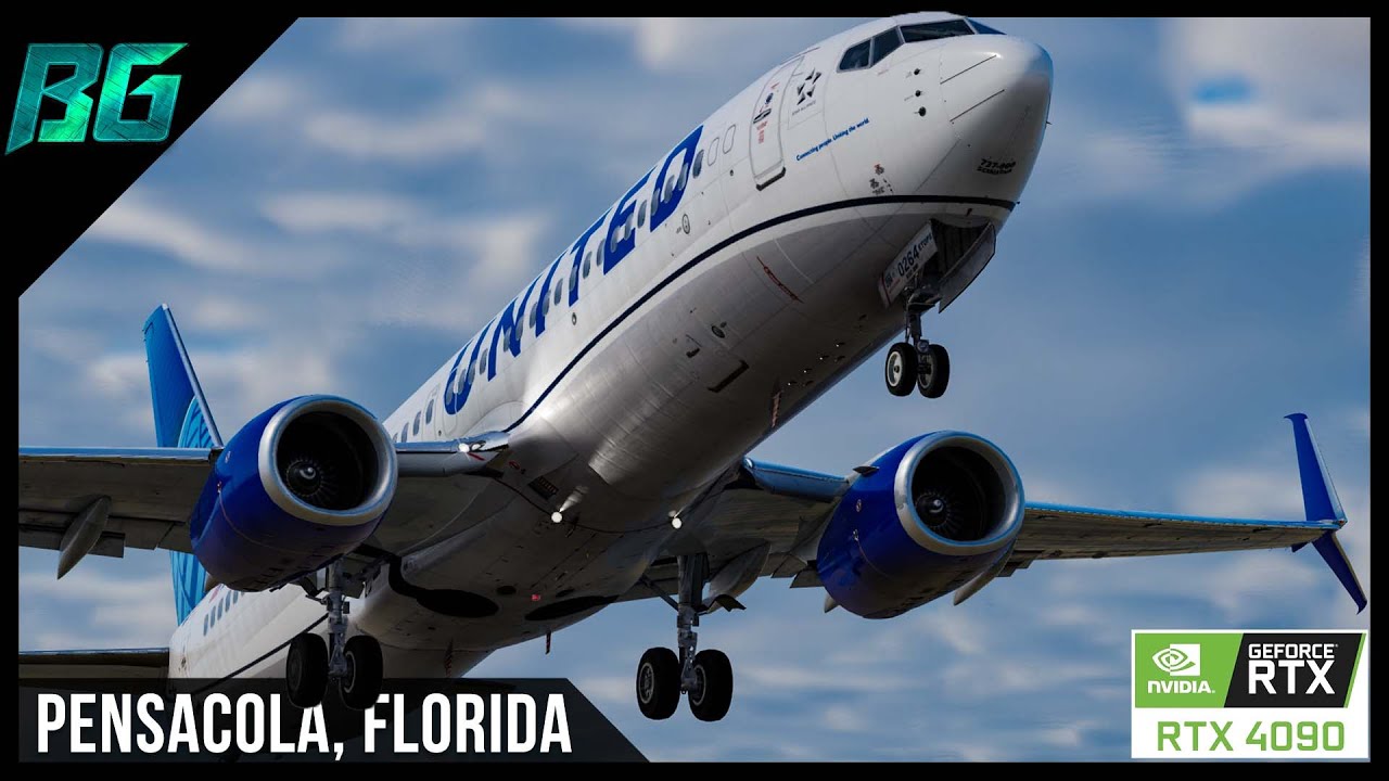 New Pensacola, Florida Scenery | X-Plane 12 (Ultra GFX) - YouTube