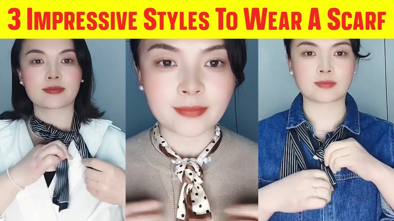 How To Tie A Scarf For Style | The 3 Best Scarf Tying Methods Part ...
