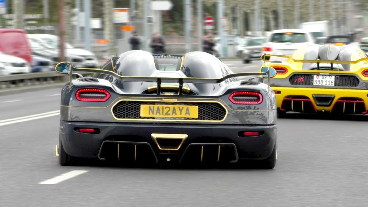 Supercars in Geneva March 2018, Koenigsegg COMBO! - YouTube