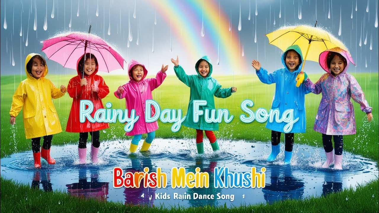 Rainy Day Fun Song | Monsoon Song for Kids | Kids Rain Dance Song - YouTube