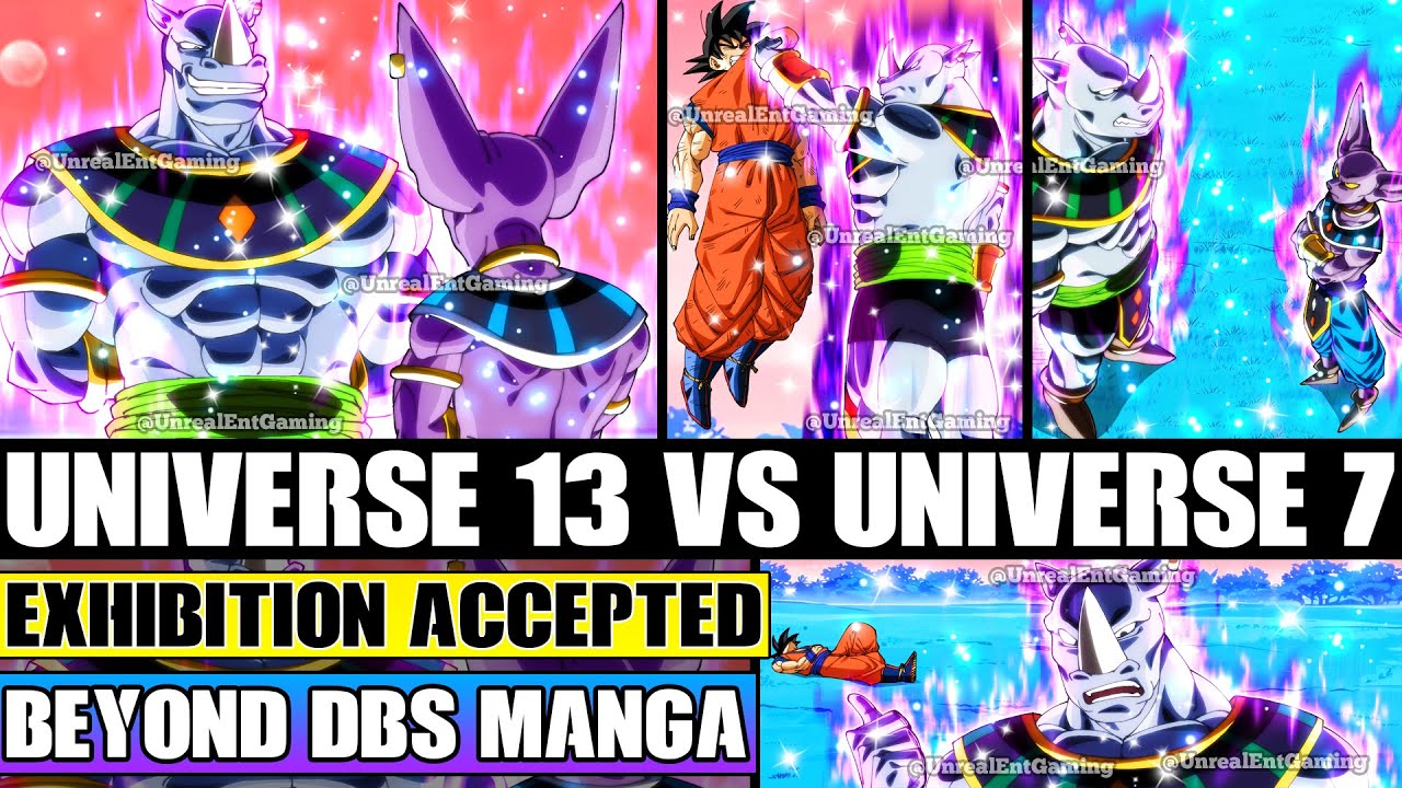 Beyond Dragon Ball Super Universe 13 Vs Universe 7 Exhibition Battle ...