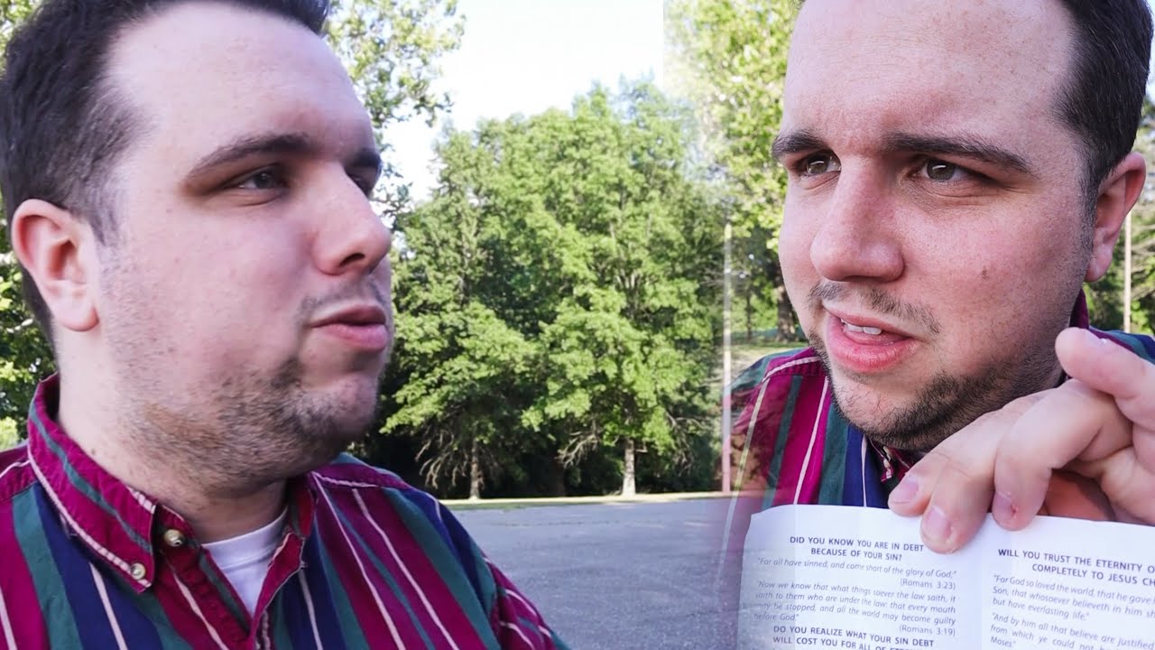 The guy handing out Christian tracks - YouTube