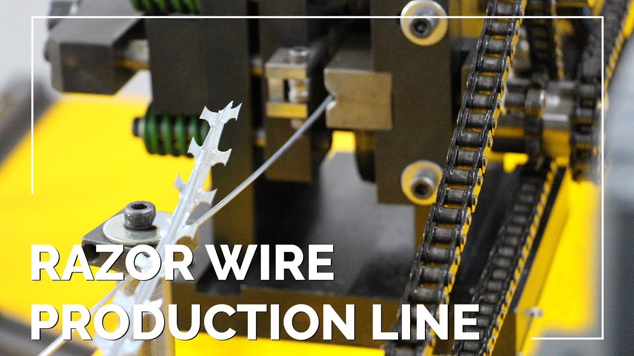 Complete Razor Wire Production Line | Razor Wire Machine | Barbed Wire ...