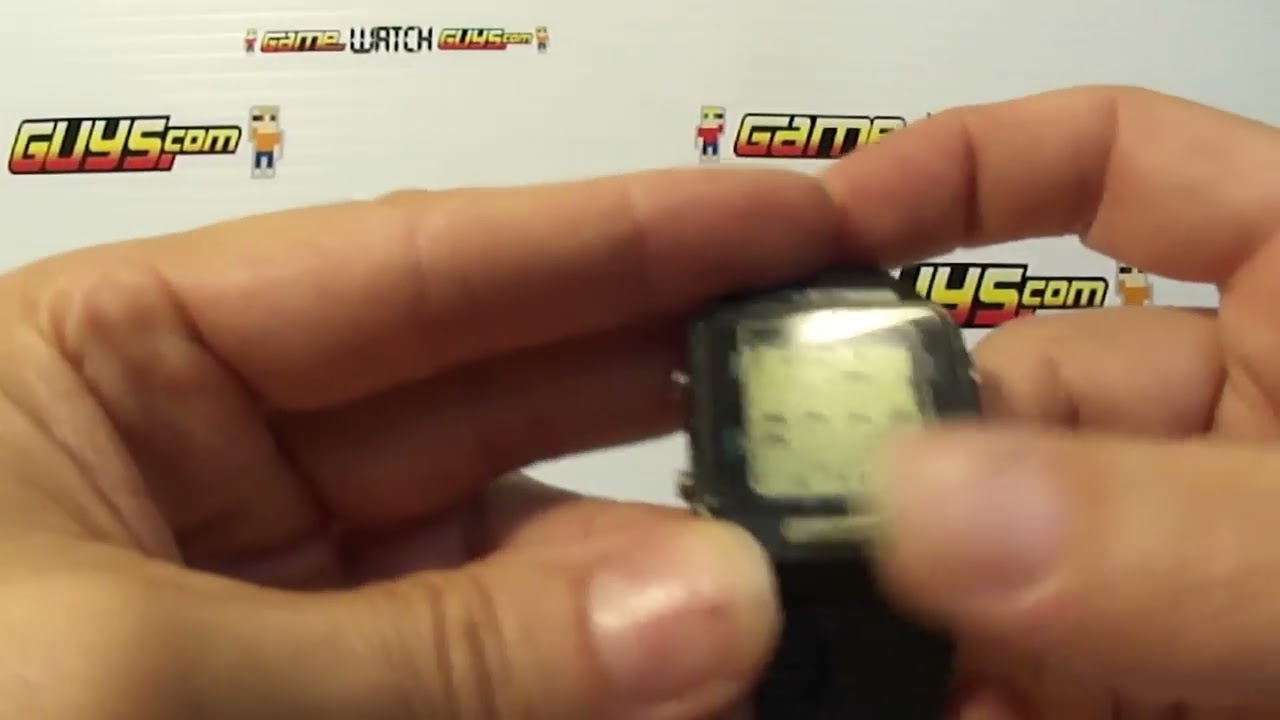 Omni Space Invaders Digital LCD Arcade Game Wrist Watch in Action ...