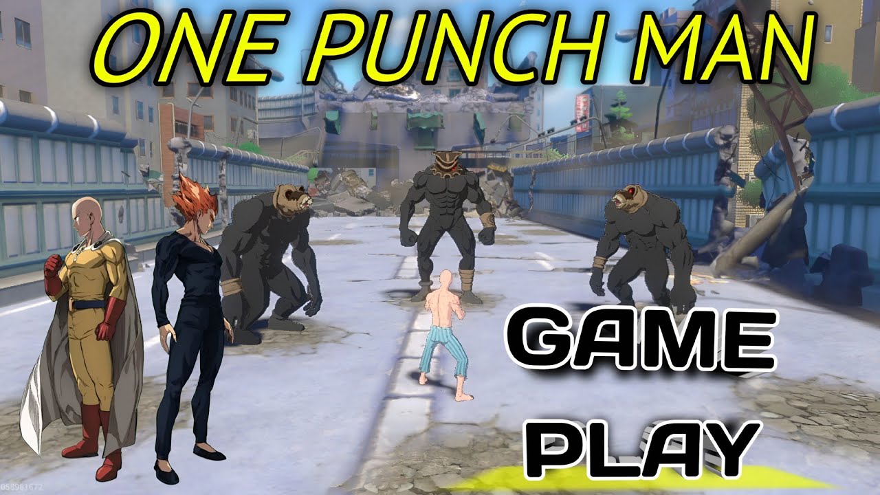 ONE PUNCH MAN GAME One Hit = Game Over - YouTube