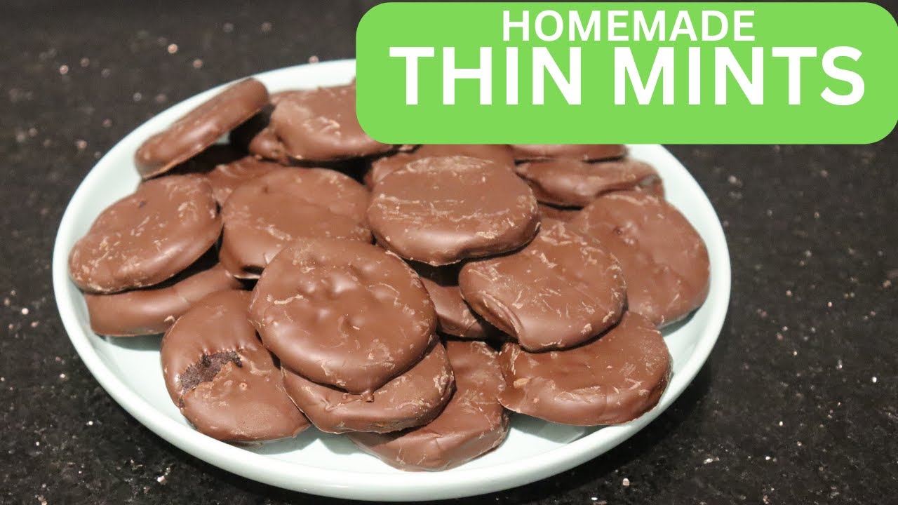 Homemade Thin Mints | Girl Scout Cookies - YouTube