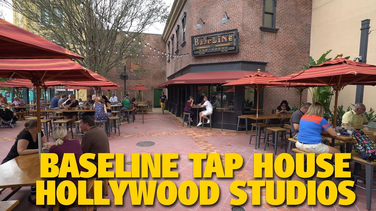 A Look at BaseLine Tap House | Disney's Hollywood Studios - YouTube