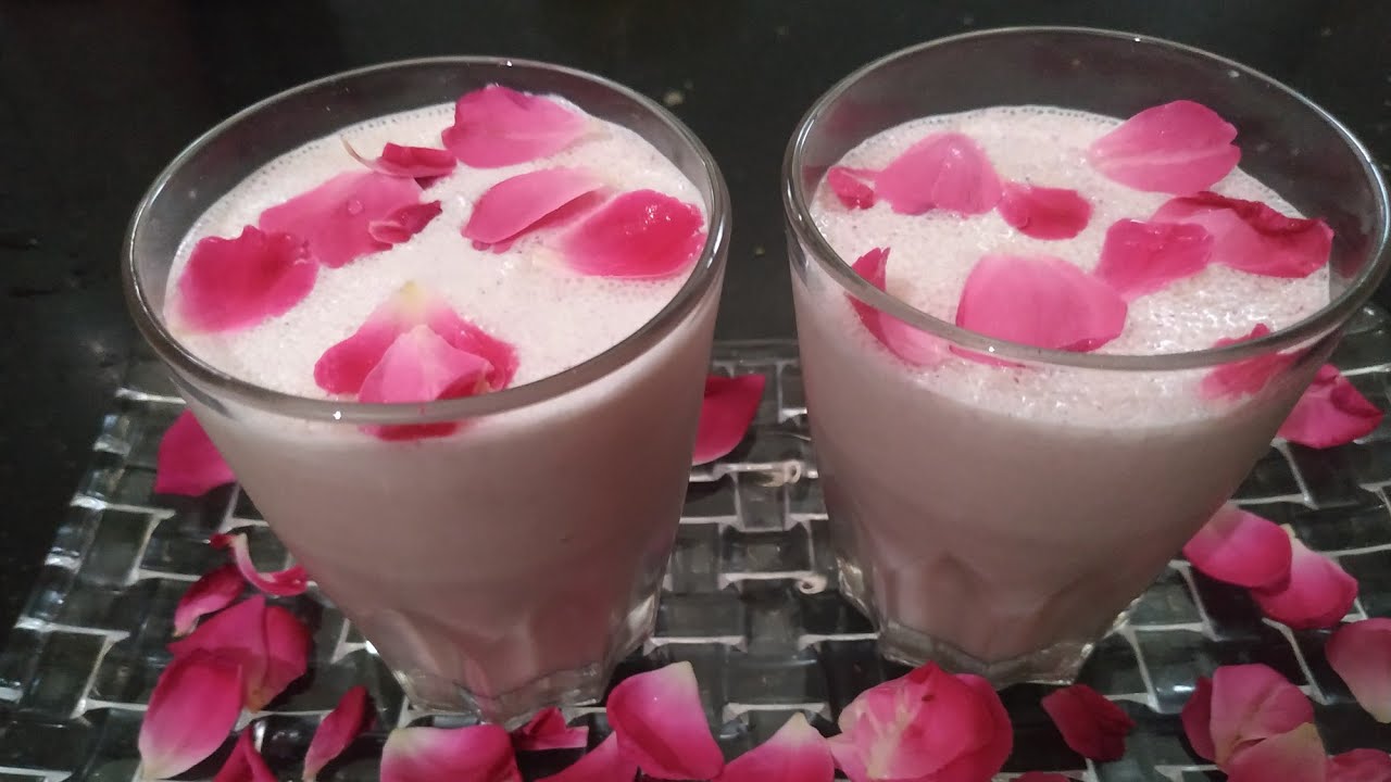 ਗੁਲਕੰਦ ਮਿਲਕ ਸ਼ੇਕ ਬਣਾਉਣ ਦਾ ਤਰੀਕਾ।gulkand shake.गुलकंद शेक।punjabi swad ...
