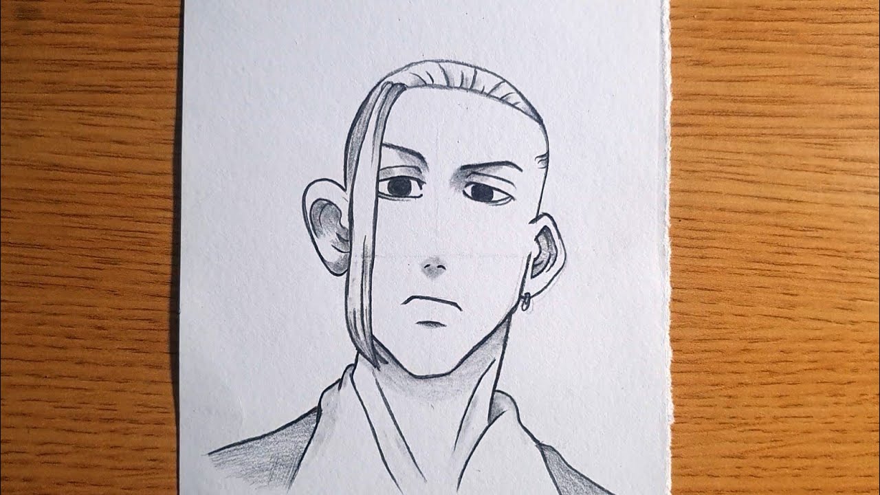 How to draw Draken from Tokyo revengers || How to draw anime || Easy ...