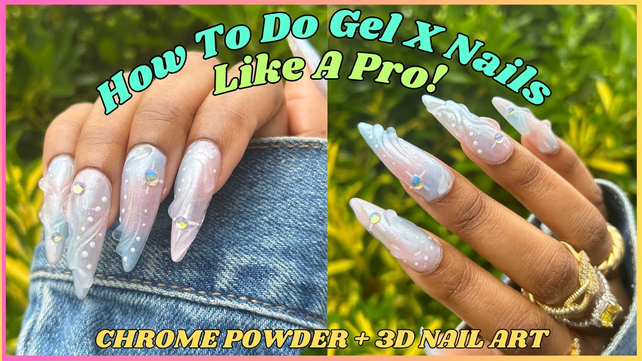 HOW TO DO GEL X NAILS LIKE A PRO! | Nail Tutorial - YouTube