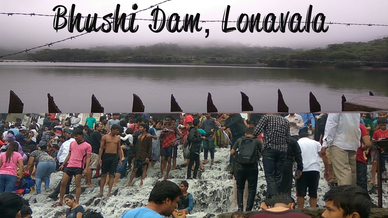 Monsoon at Bhushi Dam, Lonavala | People Enjoy in Rain at Bhushi Dam ...