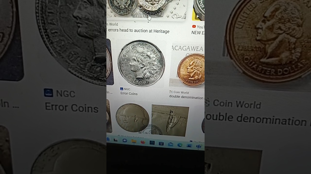 Here are some types of error coins that you can look for! #shorts - YouTube