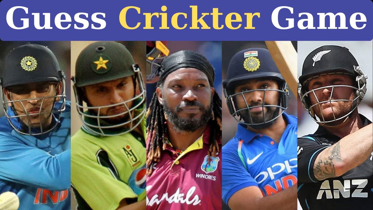 Guess the Cricketer Name || Cricket Players Quiz video || Cricket Quiz ...