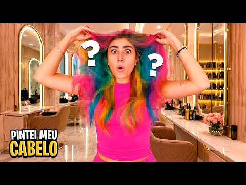 PINTEI MEU CABELO DE OUTRA COR 😱 *Me arrependi? 