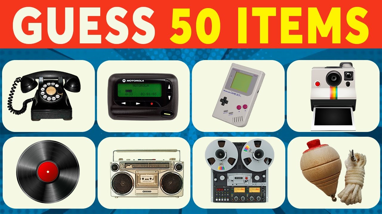 Can You Guess These 50 OLD Items from the Past in Just 5 Seconds? 📸 💾 ...