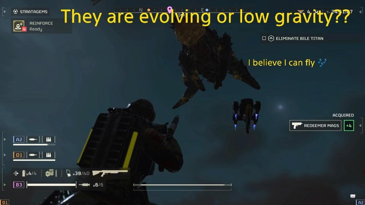 HELLDIVERS 2 Why are they flying?! - YouTube