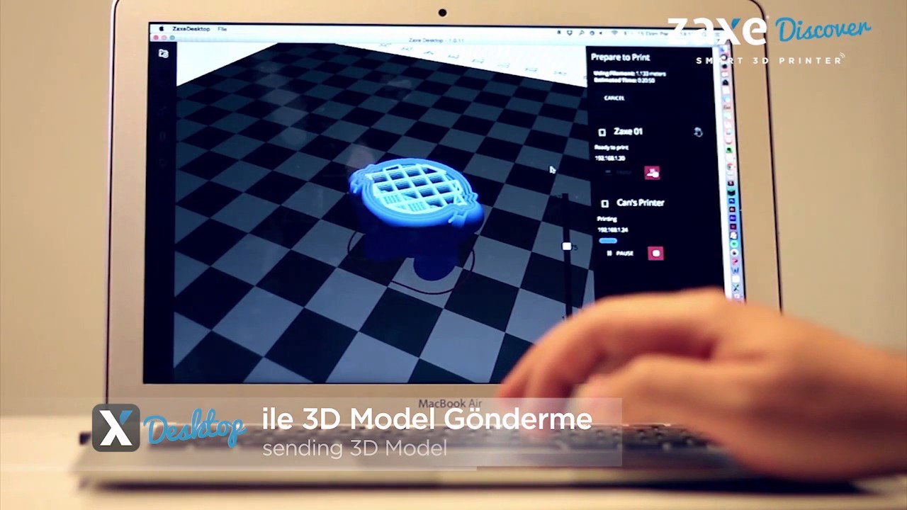Zaxe X1 3D Yazıcı - YouTube