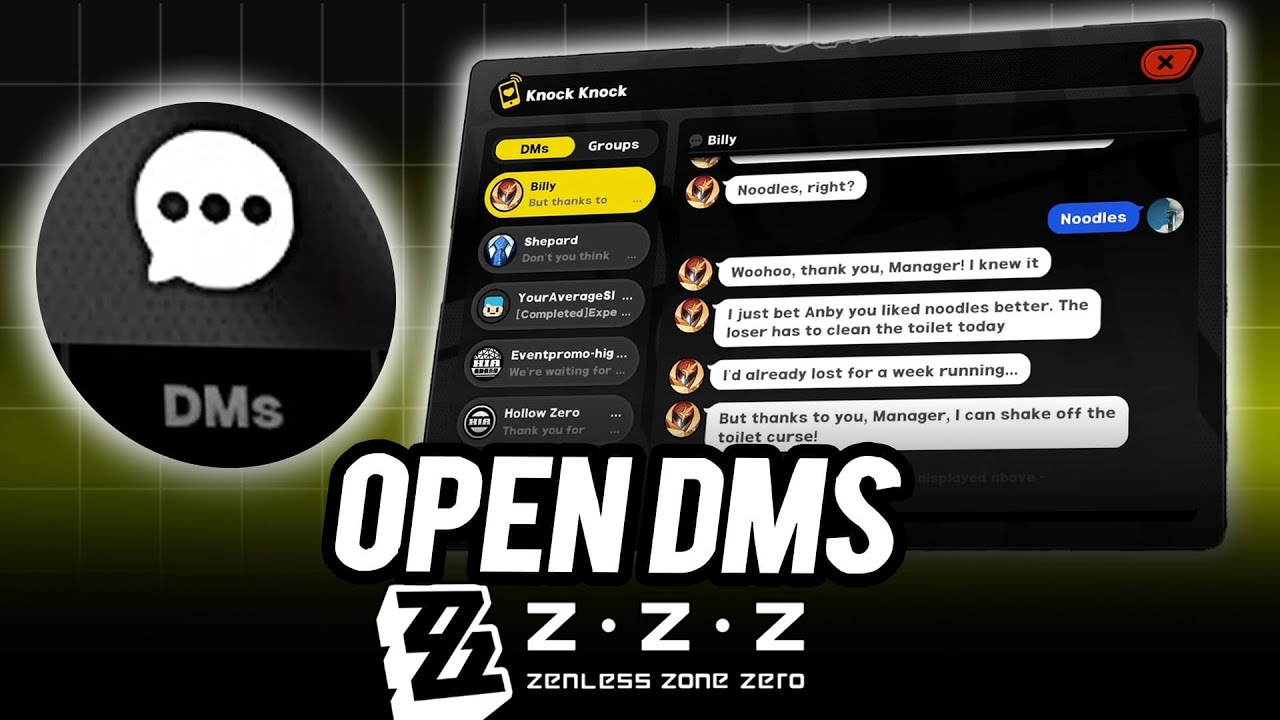 DMs Chat | Zenless Zone Zero - YouTube