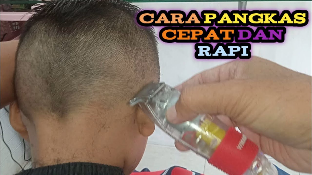 Cara pangkas cepat dan rapi🔥 - YouTube
